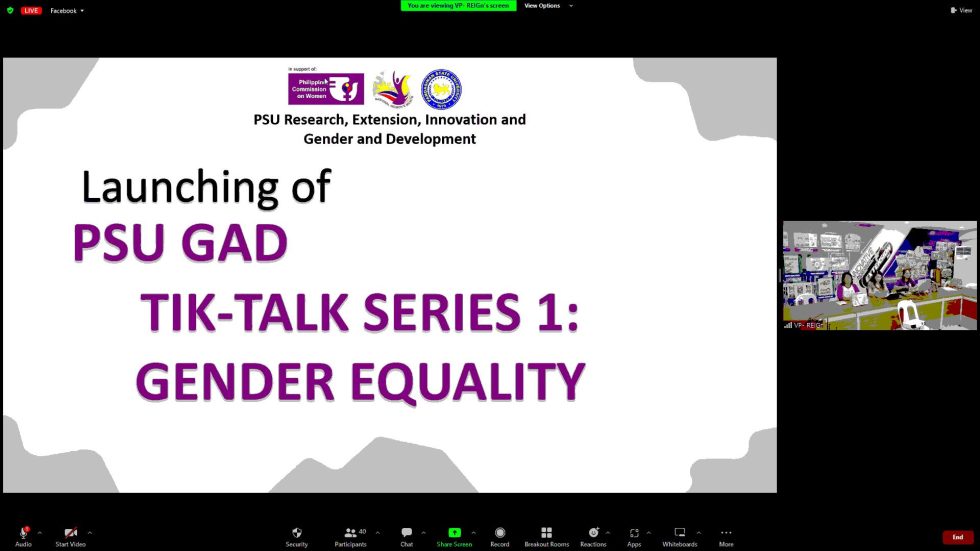 PSU-GAD ‘TikTalk’ series takes center stage | Pangasinan State ...