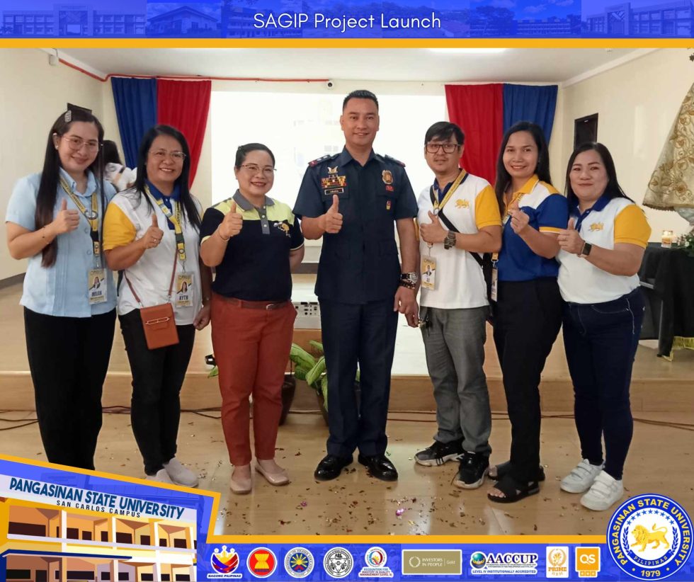 SAGIP Project Launch | Pangasinan State University Region's Premier ...