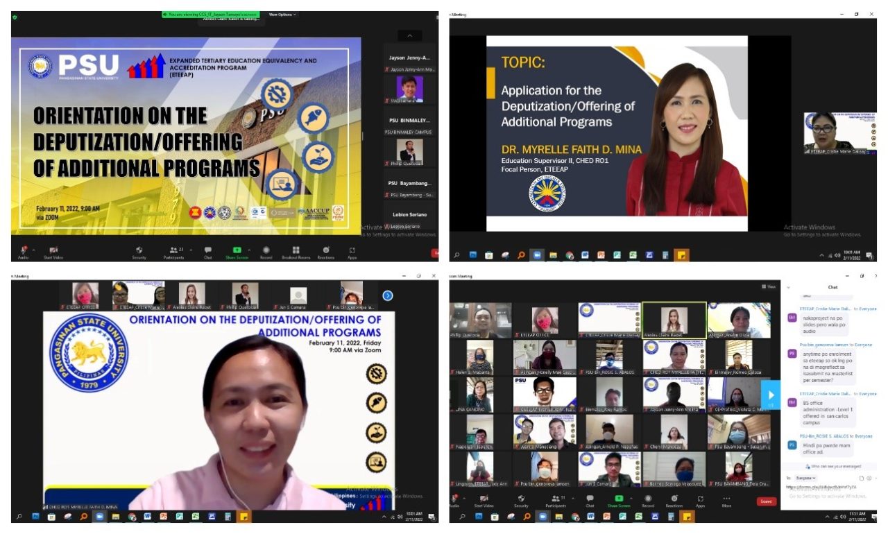 Expanded Tertiary Education Equivalency and Accreditation Program | Pangasinan State University ...