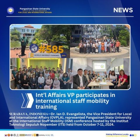 Int’l Affairs VP participates in International Staff Mobility training ...