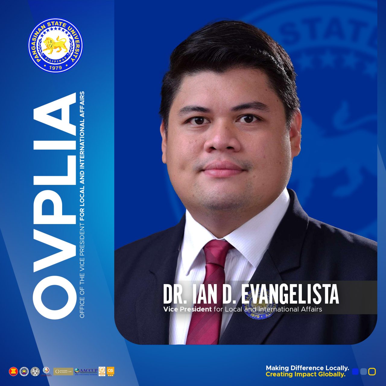 Office of the Vice President Local and International Affairs ...